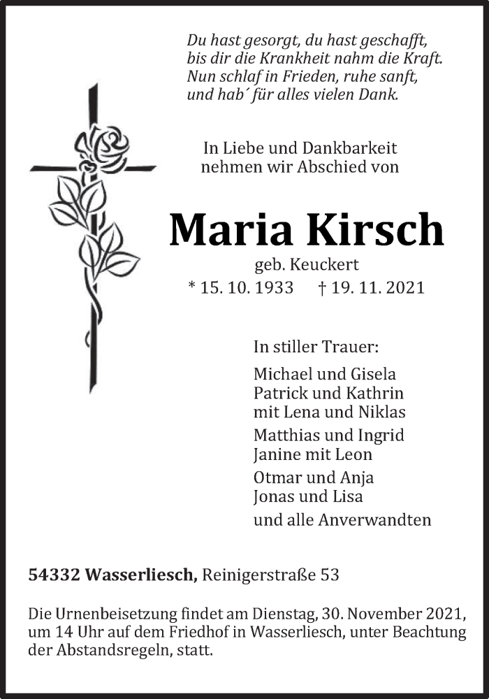 Maria Kirsch's Instagram, Twitter & Facebook on IDCrawl