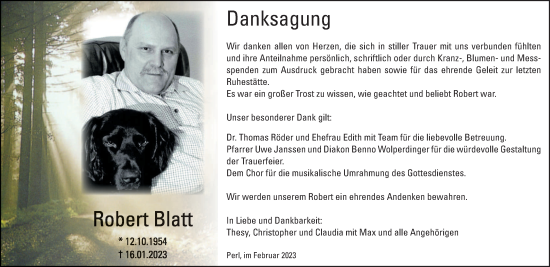 Traueranzeigen | Volksfreund.Trauer.de