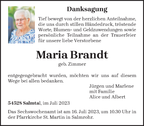 Traueranzeigen | Volksfreund.Trauer.de