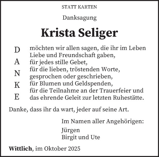 Traueranzeigen der aktuellen Ausgabe | Volksfreund.Trauer.de